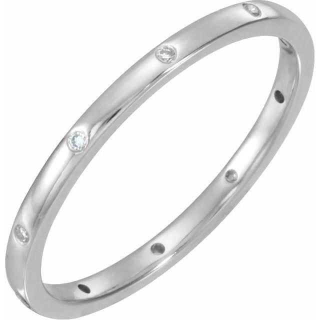 Diamond Eternity Band - Gypsy-Set Style – trinityjewellers